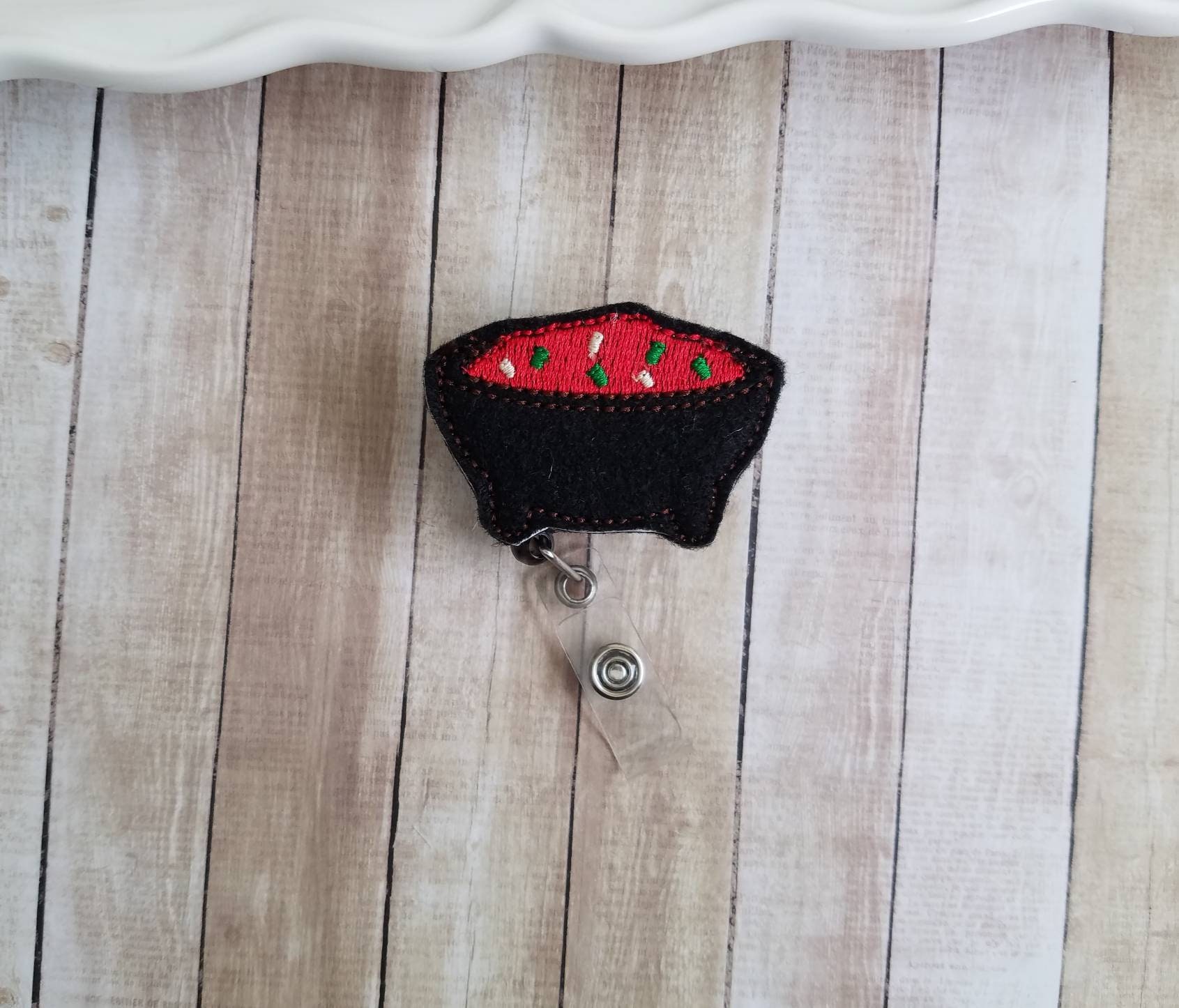 Food Badge Reel, Salsa Badge Holder, Chip Badge Reel, Retractable Badge ...