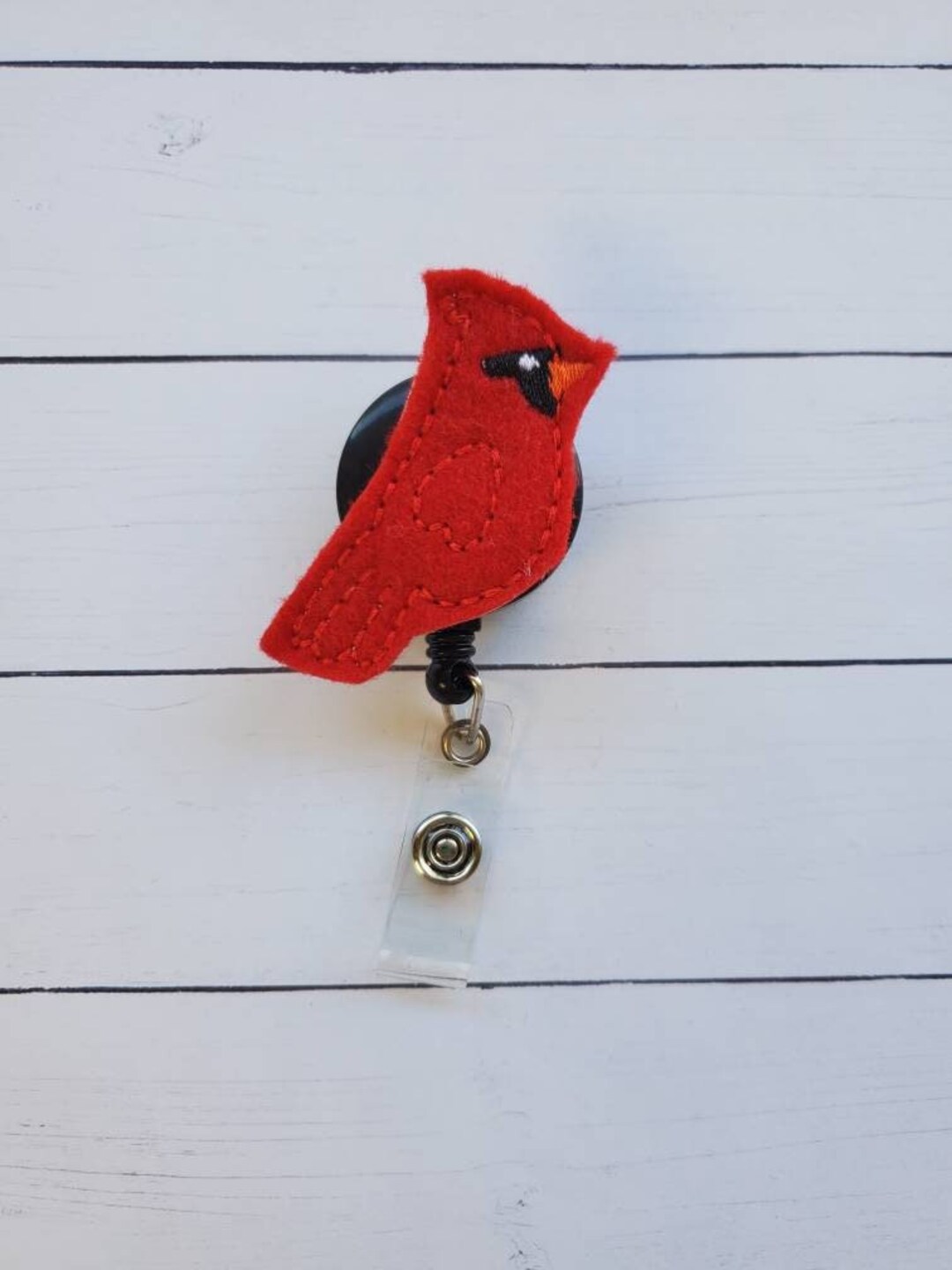 Cardinal Badge Reel, Cardinal Badge Holder, Cardinal Bird Badge ...