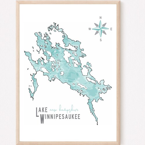 Melton Hill Lake Map Wood Lake Map Custom Lake Map Custom - Etsy