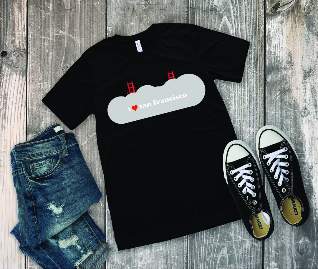 I Heart San Francisco Women's Shirts - Etsy