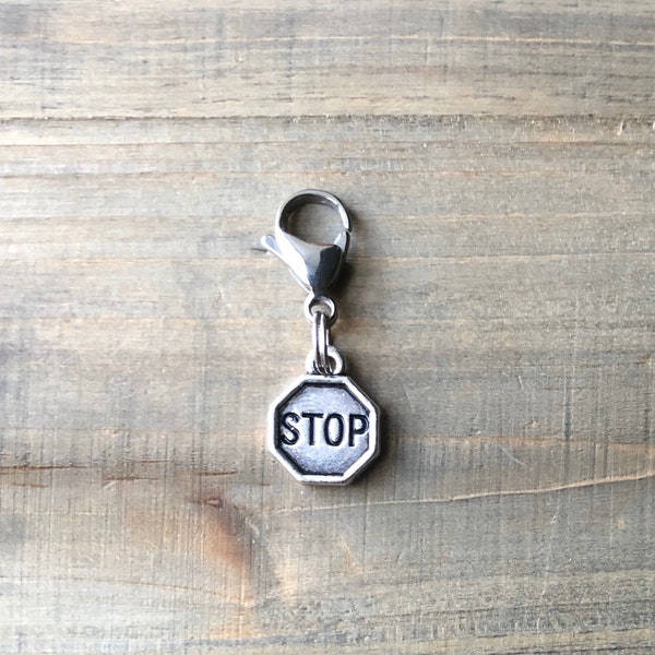 Stop Sign Charm - Etsy