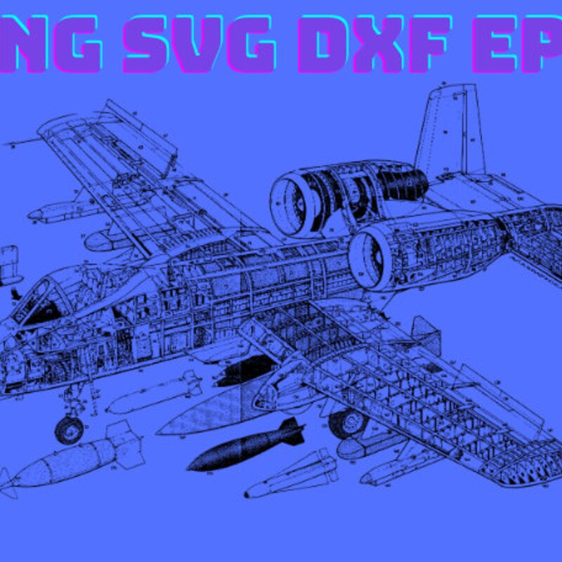 A10 Warthog Svg - Etsy
