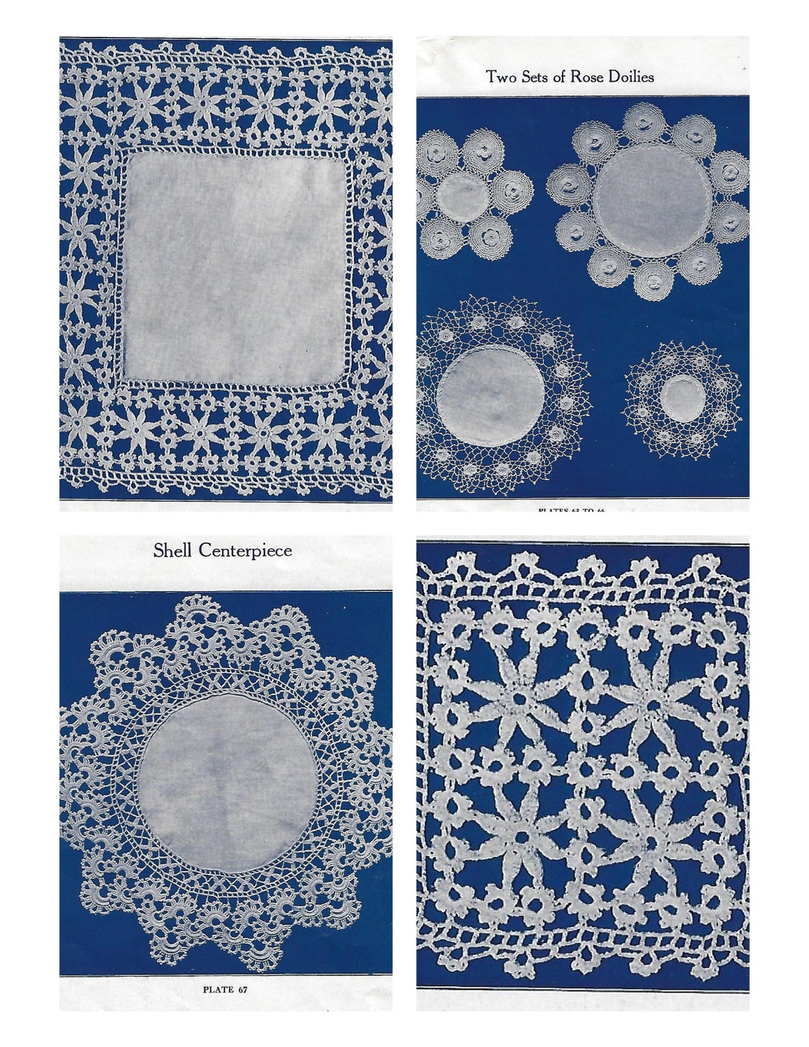 PDF Vintage 1917 Clarks Thread Crochet Book 3 Ebook INSTANT - Etsy