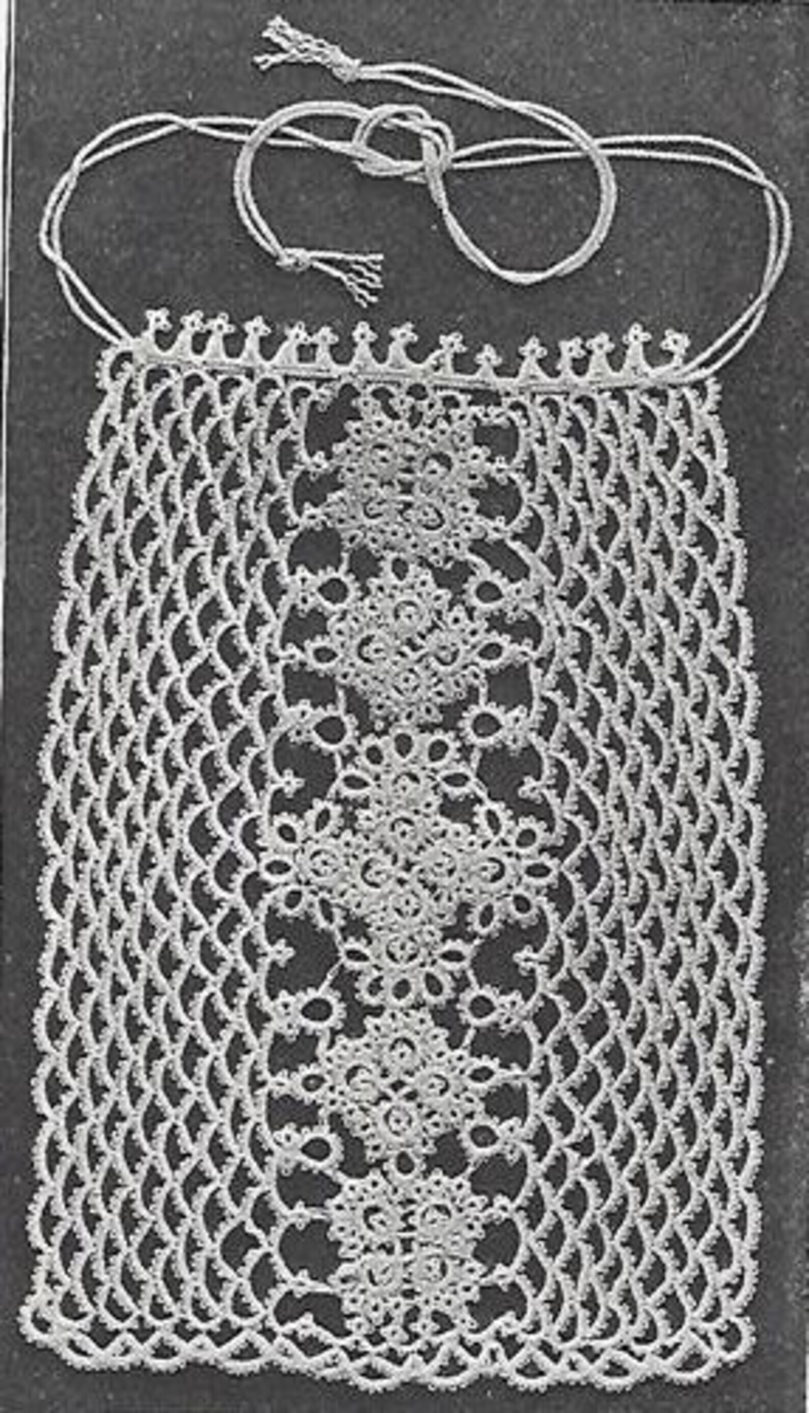 4 Vintage Tatted Bag Purse Patterns Ebook PDF INSTANT Download Complete ...