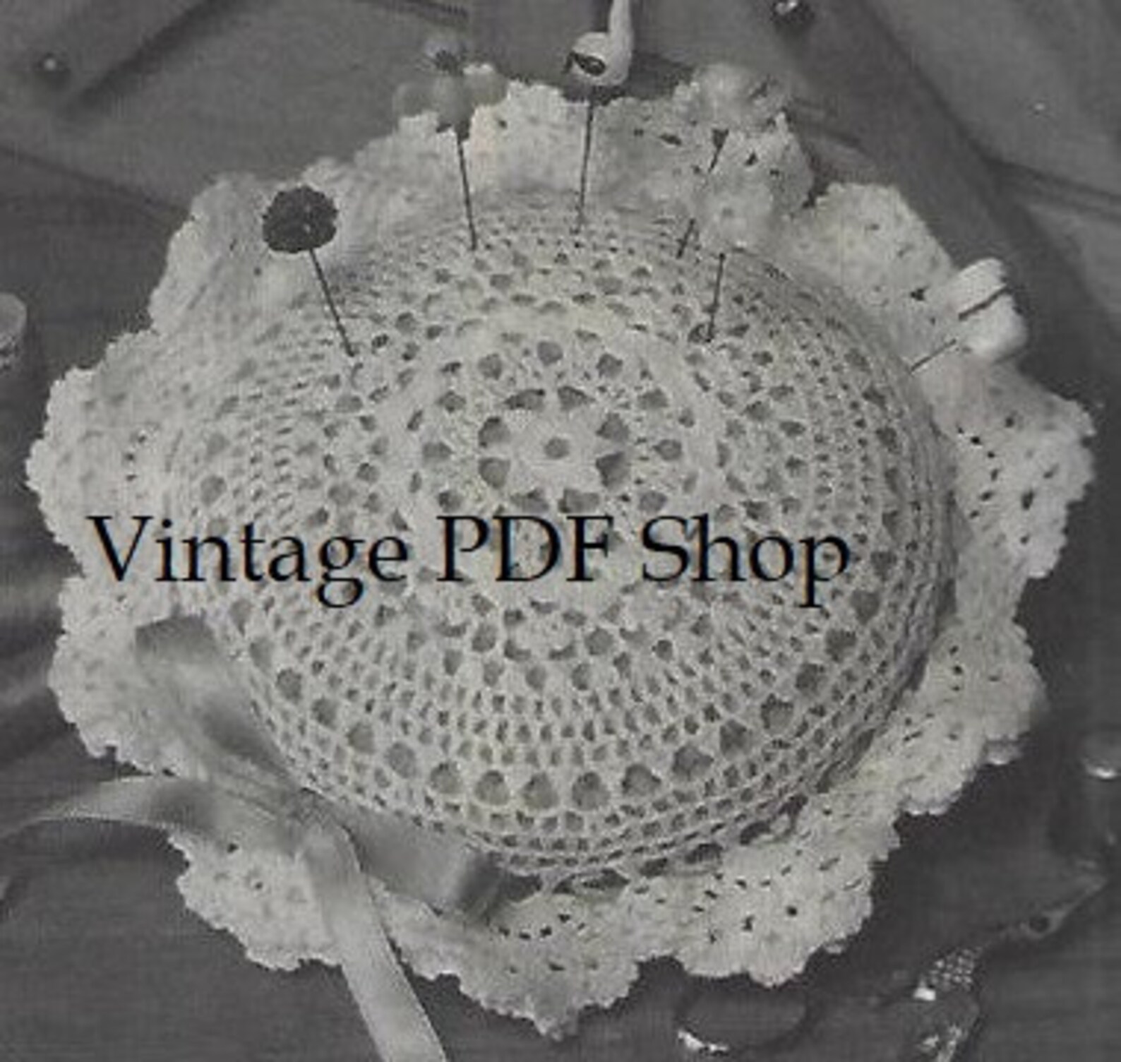 Vintage Victorian Crochet Patterns, Heart Sachets, Pincushions, Purses ...