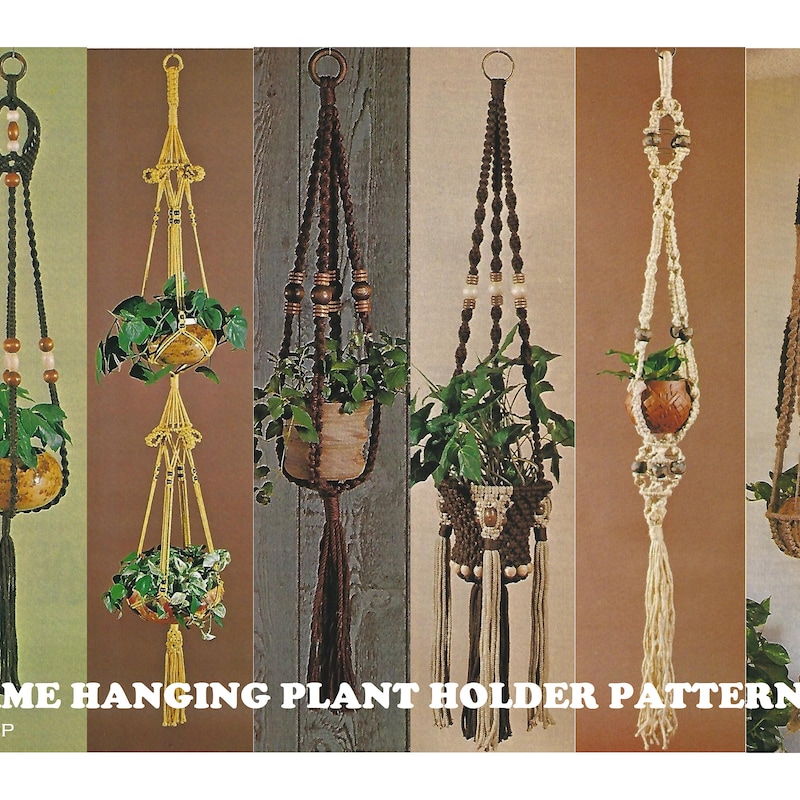 Macrame Pot Holder - Etsy UK