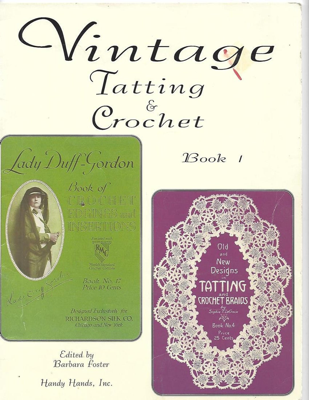 Vintage Tatting Tatting & Crochet Patterns From 2 Books 1913/1917 ...