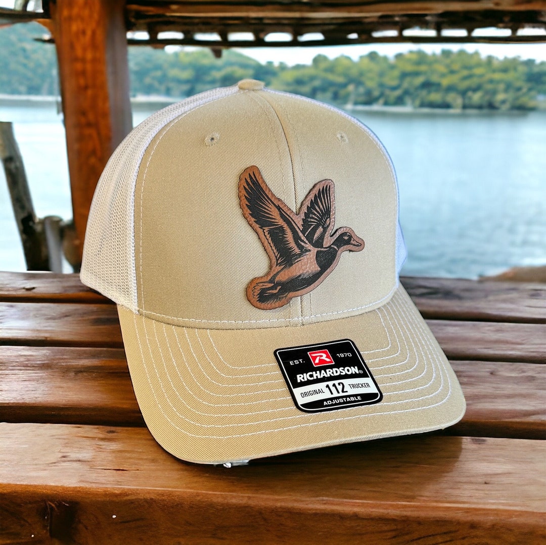 Flying Duck Leather Patch Hat - Etsy