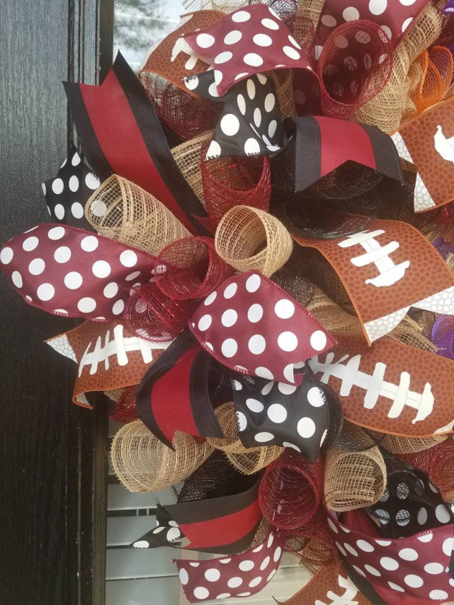 House Divided Wreath..clemson/carolina - Etsy