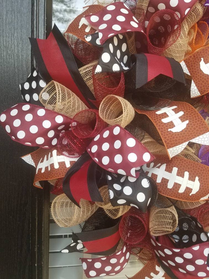House Divided Wreath..clemson/carolina - Etsy