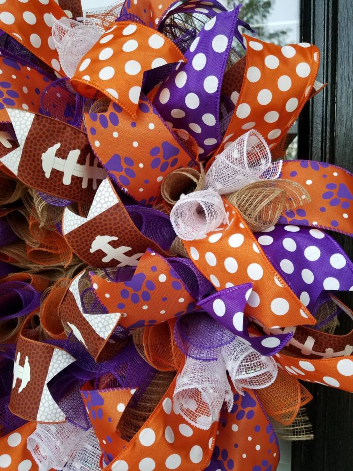 Clemson Tigers Wreath - Etsy