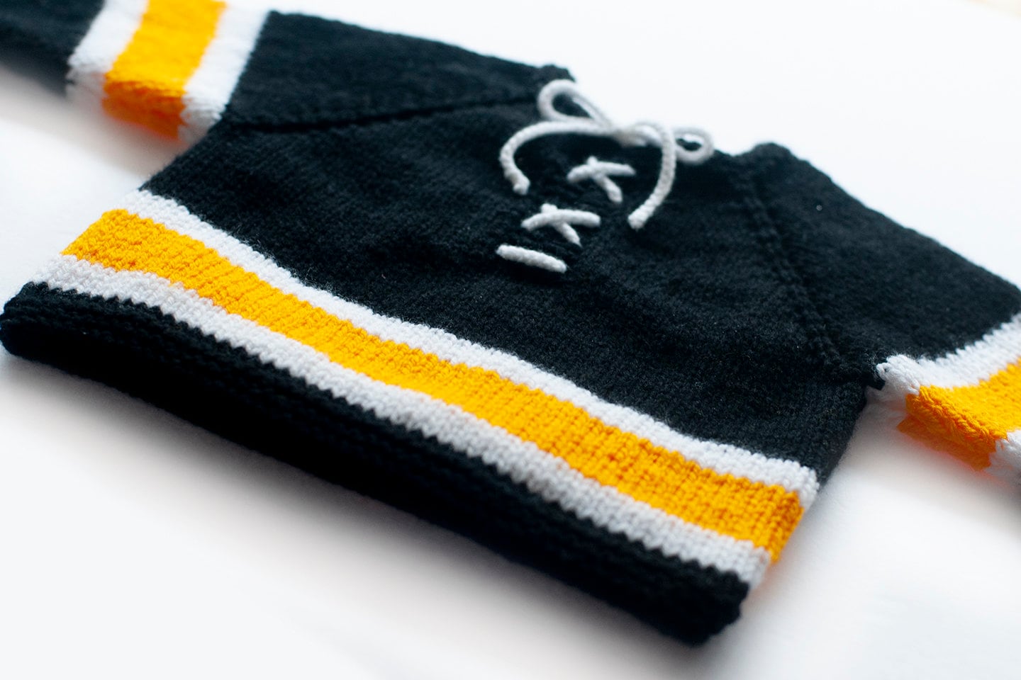 KNITTING PATTERN PDF Baby Sweater Hockey Jersey Knit Raglan - Etsy