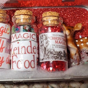 Christmas Magic Reindeer Food Elf Recovery Dust Santa Magical Key ...