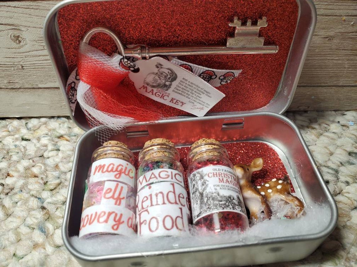 Christmas Magic Reindeer Food Elf Recovery Dust Santa Magical Key ...