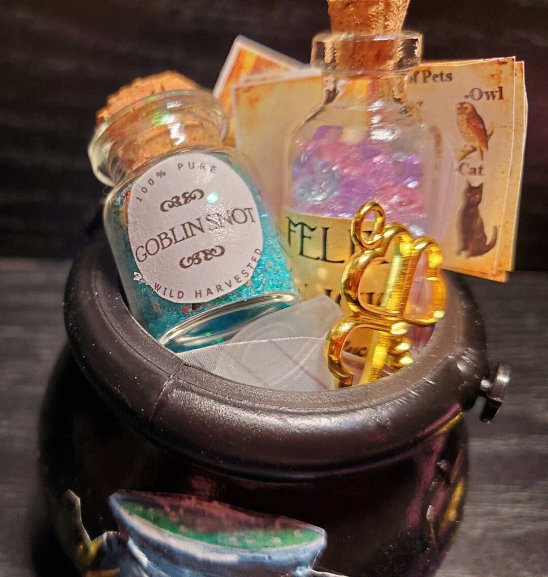 Minature Wizard Apothecary Set, Minature Wizard Set - Etsy