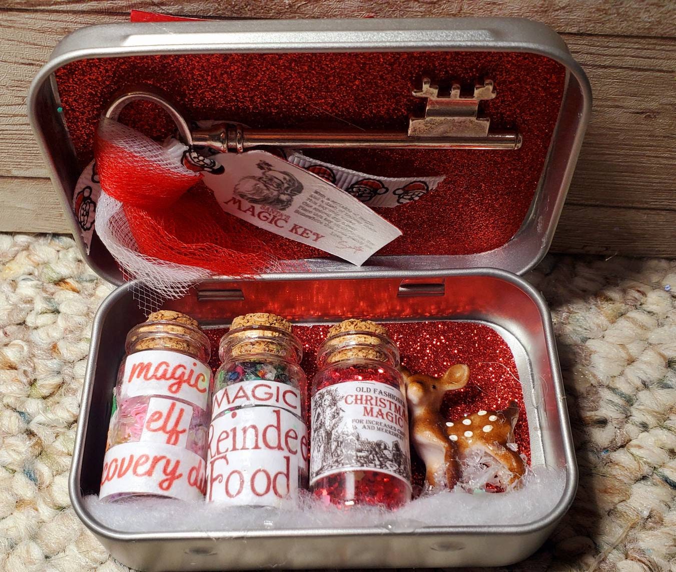 Christmas Magic Reindeer Food Elf Recovery Dust Santa Magical Key ...