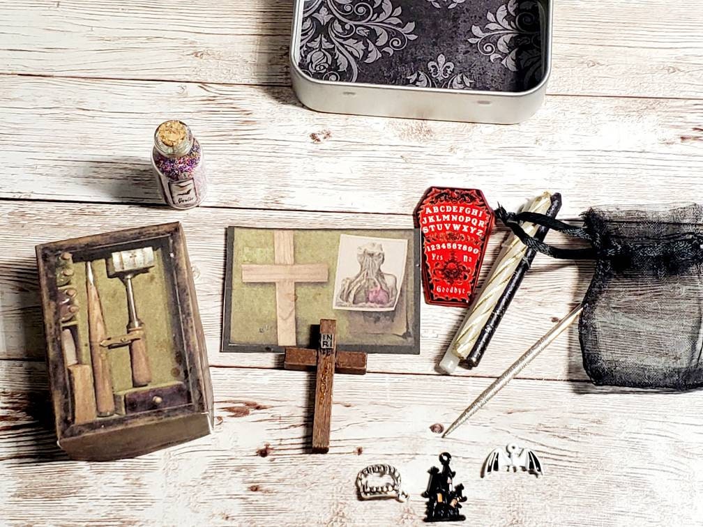 Vampire Spell Set Mini Vampire Altar Vampire Spell Kit - Etsy