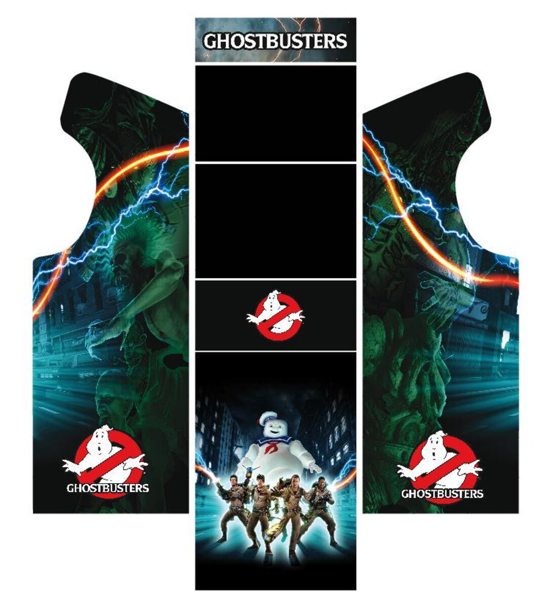 Arcade Sticker GHOSTBUSTER 3 Artwork Design Decal - Etsy