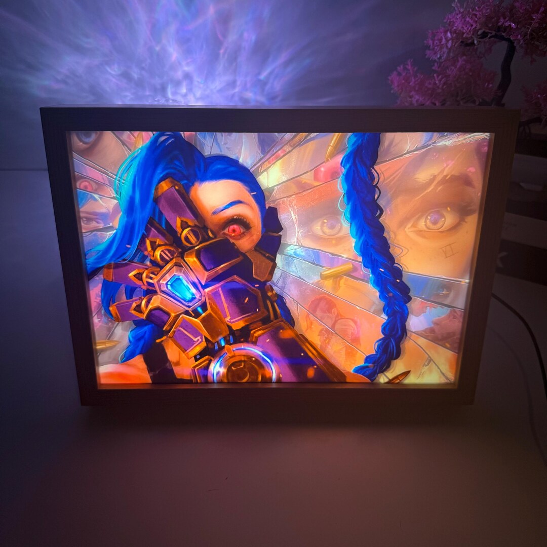 Light Frame Jinx & Vi Arcane / Poster Series - Etsy