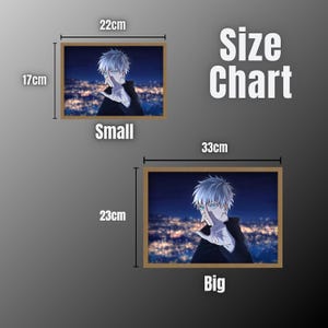 Light Frame Gojo Jujutsu Kaisen / Anime Poster - Etsy