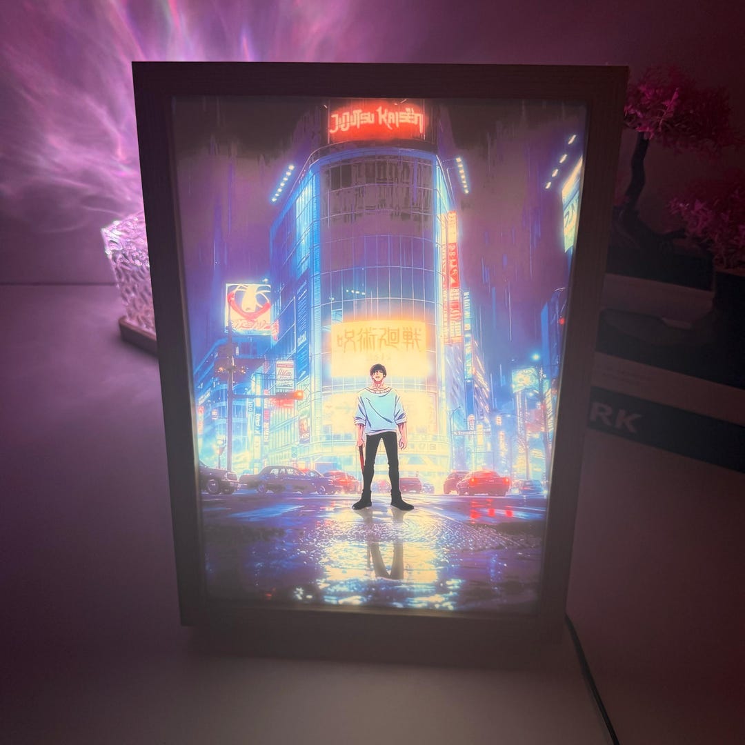 Light Frame Toji Fushiguro in Shybuya Jujutsu Kaisen / Anime Poster - Etsy