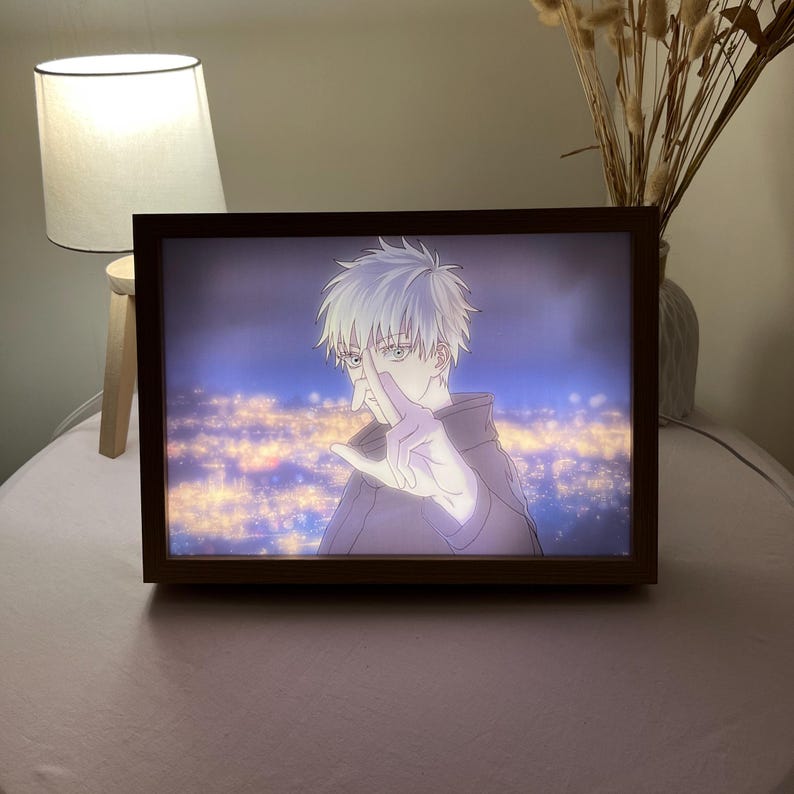 Light Frame Gojo Jujutsu Kaisen / Anime Poster - Etsy