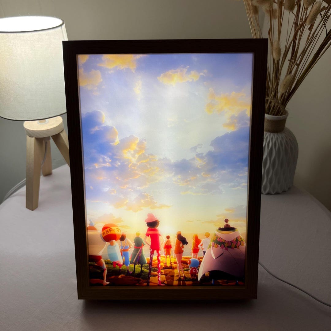 Light Frame Luffy Horizon One Piece / Anime Poster - Etsy