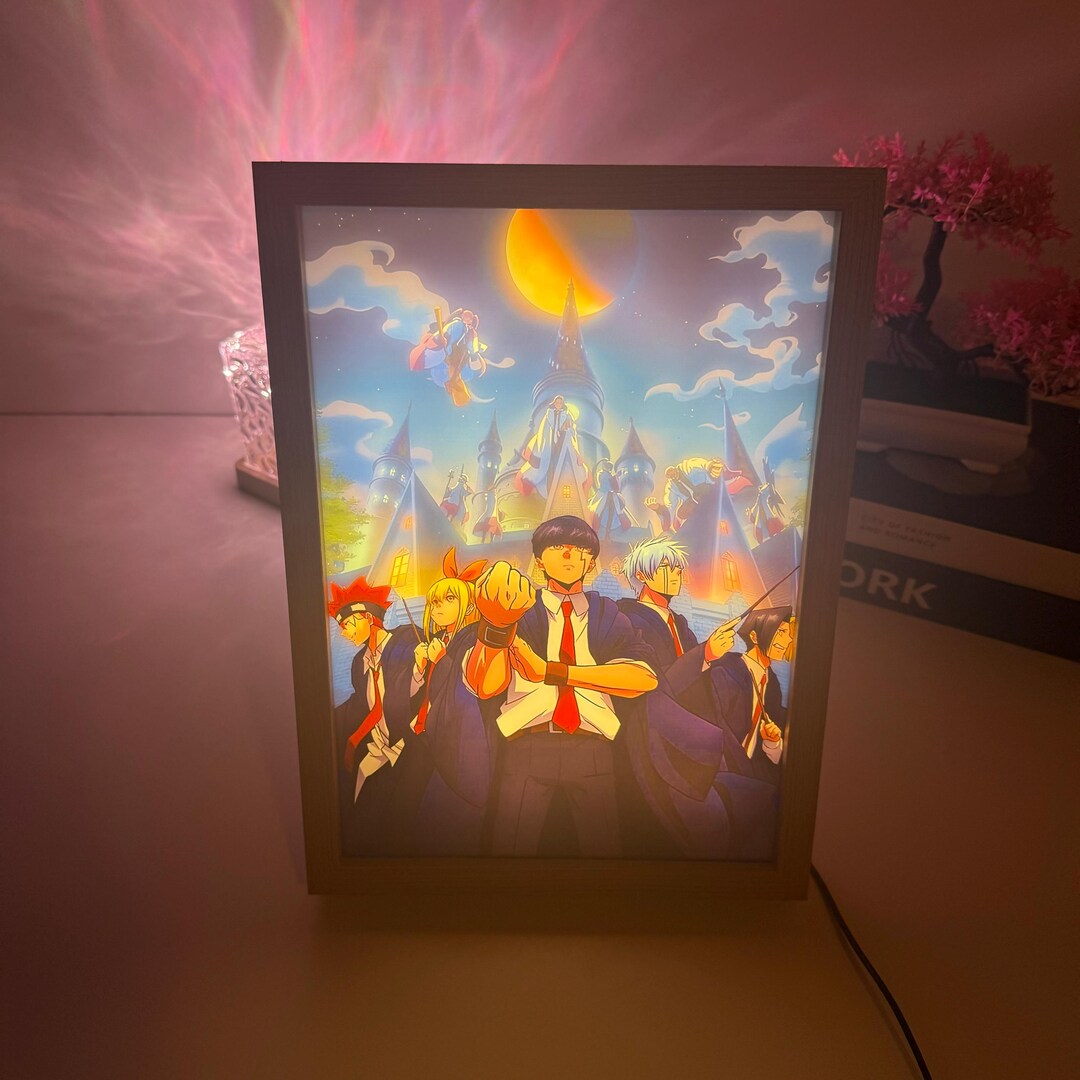 Light Frame MASHLE Magic and Muscles / Anime Poster - Etsy