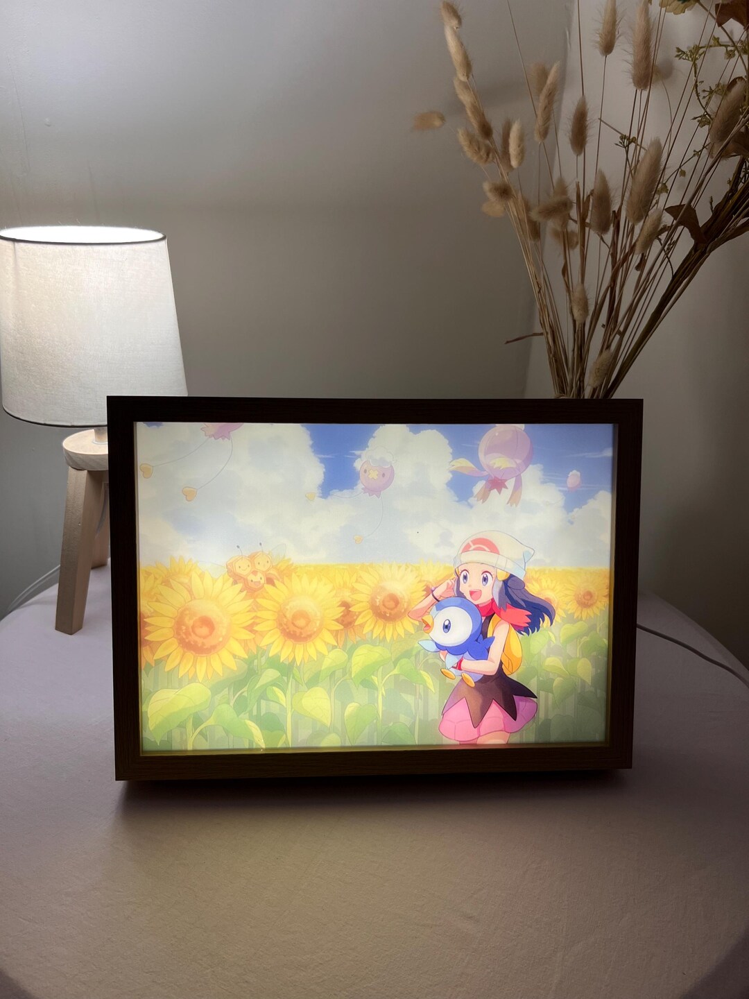 Light Frame Pochama/piplup Pokemon / Anime Poster - Etsy