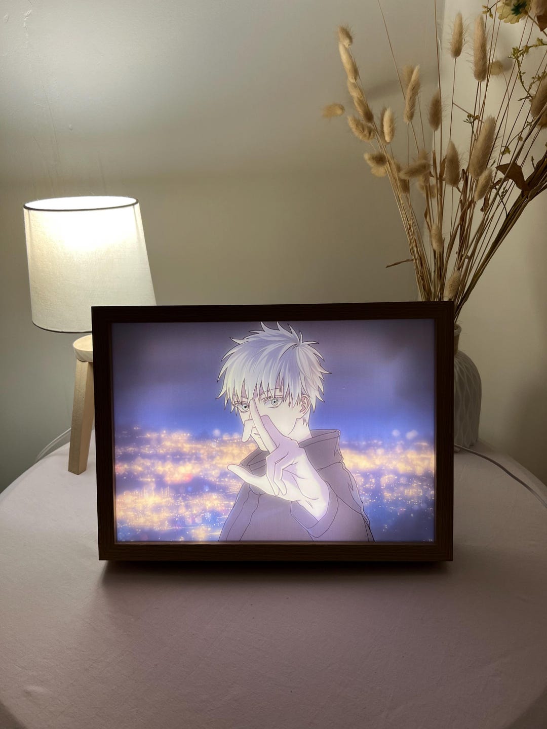 Leichter Rahmen Gojo Jujutsu Kaisen / Anime-Poster - Etsy.de