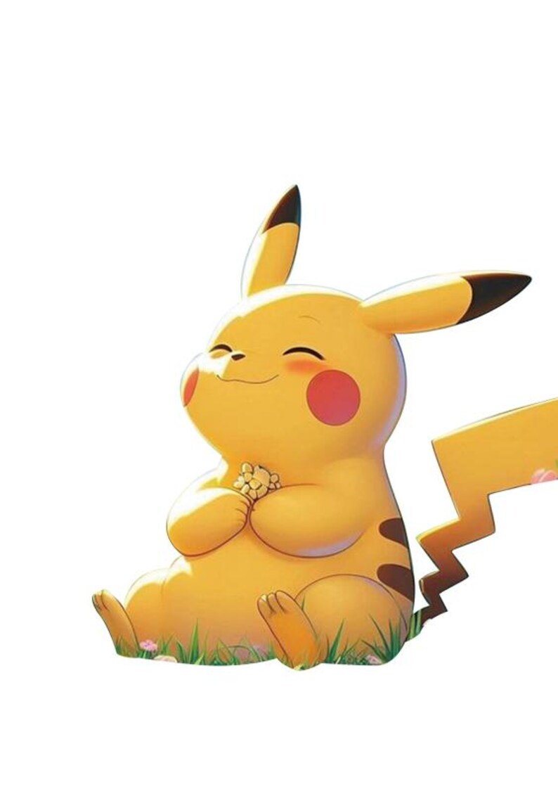 Light Frame Pikachu Pokemon / Anime Poster - Etsy