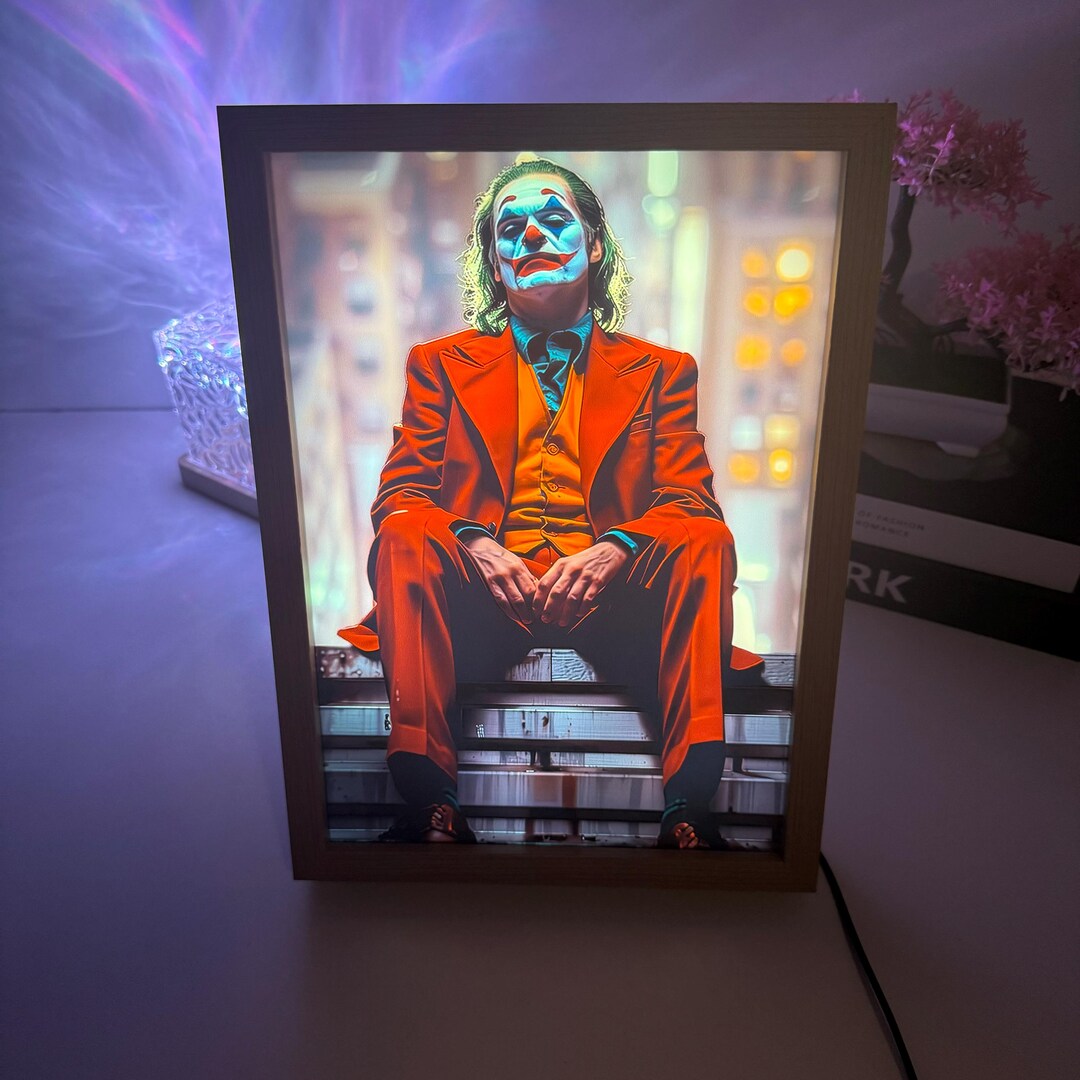 Light Frame the Joker / Movie Poster - Etsy
