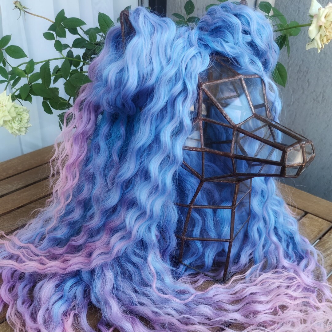 Mermaid Ombre Curly Dreads Full Set - Etsy