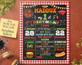 1st Birthday Bbq - Etsy