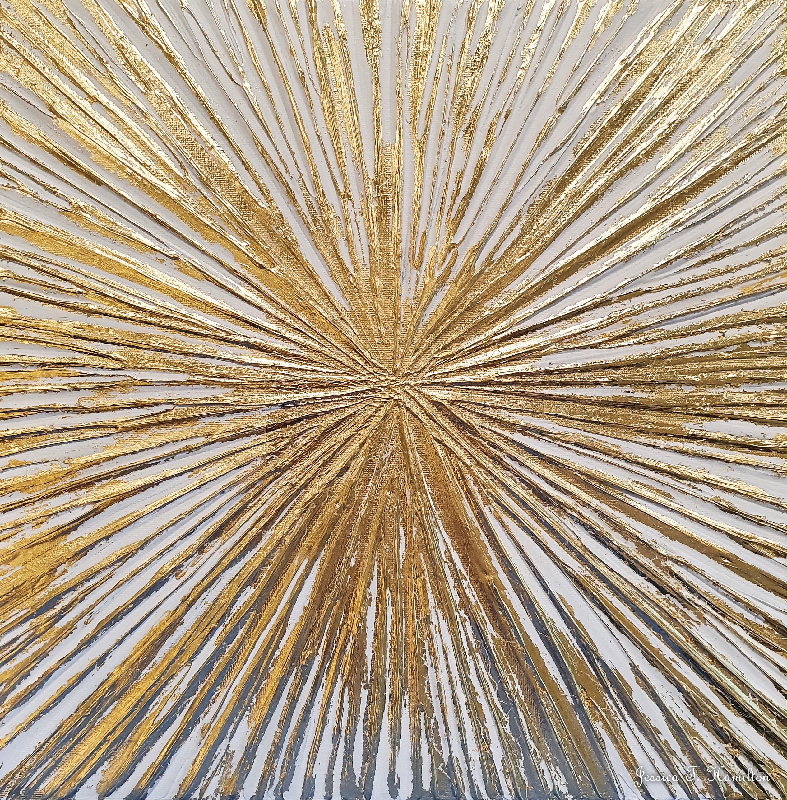 Gold Sunburst Background