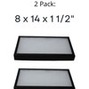 10 Pack of Riker Display Cases 6 X 8 X 2 for Collectibles Jewelry ...