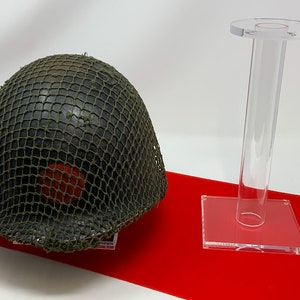 Acrylic Display Hat, Helmet, and Cap Stand, 6" Short or 10" Tall Stands ...