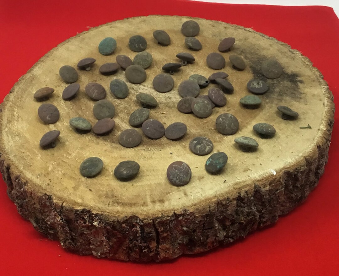 Dug Civil War Relic Federal Union Eagle Button Found in VA With Case ...