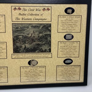 The Civil War Relic Collection of the Western Campaigns With Case 12 X ...