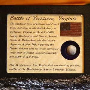 Authentic Revolutionary War Relic From Yorktown, Virginia in Display ...