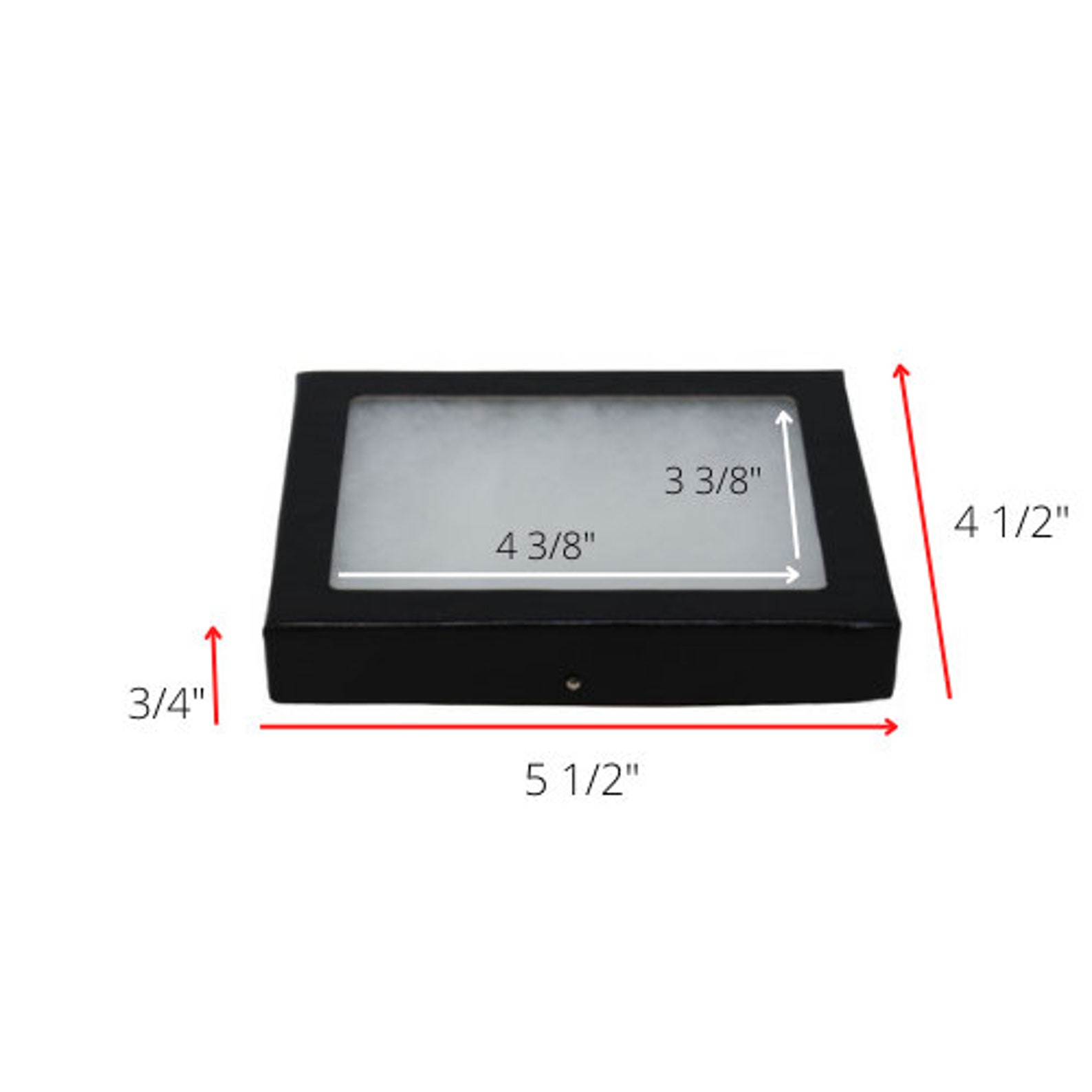 6 Pack of Riker Display Cases 4 X 5 X 3/4 for Collectibles Jewelry ...