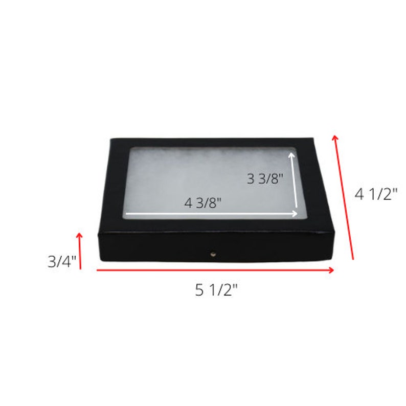 6 Pack of Riker Display Cases 4 X 5 X 3/4 for Collectibles Jewelry ...