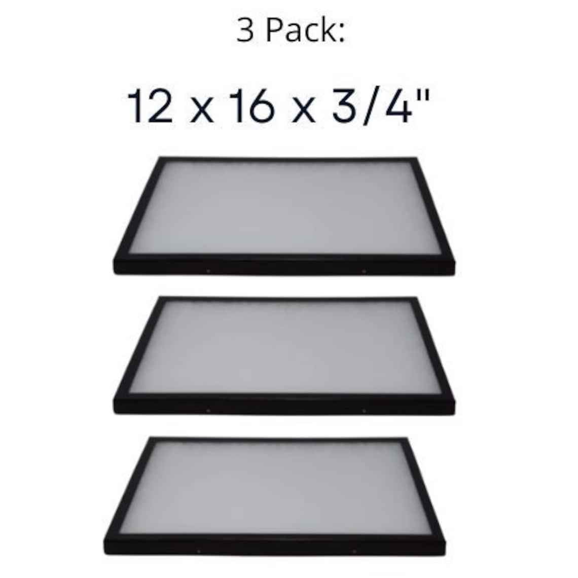 3 Pack of Riker Display Cases 12 X 16 X 3/4 for Collectibles - Etsy