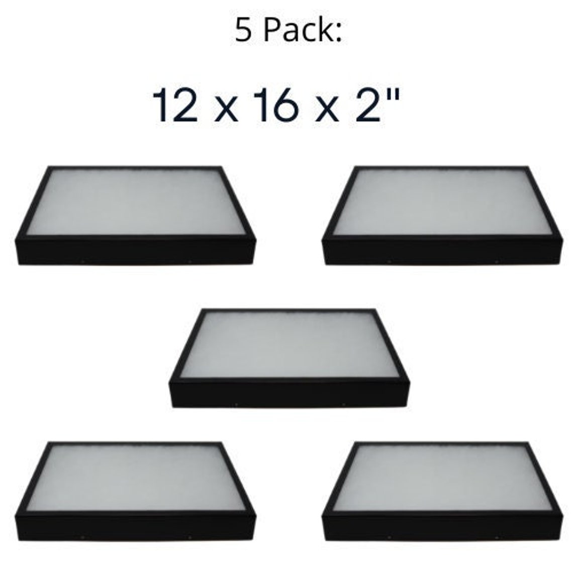 5 Pack of Riker Display Case 12 X 16 X 2 for Collectibles - Etsy