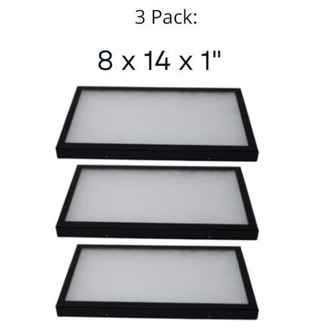 3 Pack of Riker Display Cases 8 X 14 X 1 for Collectibles, Arrowheads ...