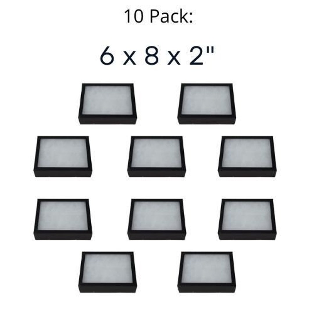 10 Pack of Riker Display Cases 6 X 8 X 2 for Collectibles Jewelry ...