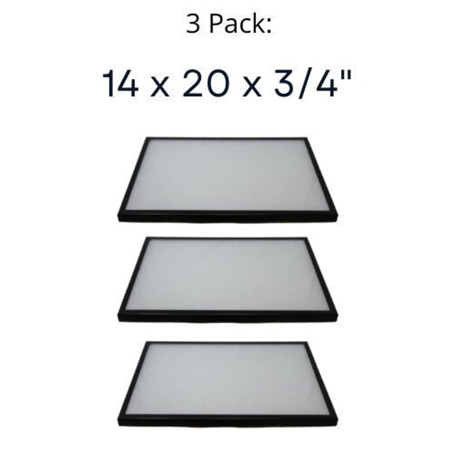 3 Pack of Riker Display Cases 14 X 20 X 3/4 for Collectibles - Etsy