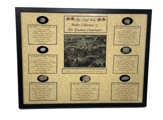 The Civil War Relic Collection of the Western Campaigns With | Etsy