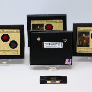 Authentic Revolutionary War Fabric Piece From British Uniform W/ Button ...