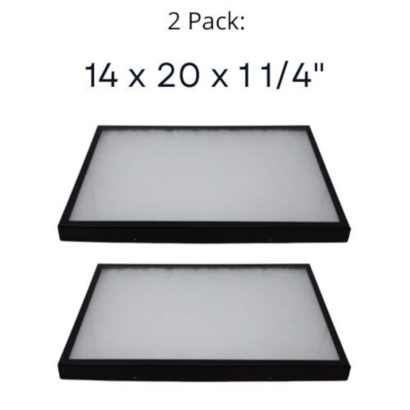 2 Pack of Riker Display Cases 14 X 20 X 1 1/4 for Collectibles - Etsy
